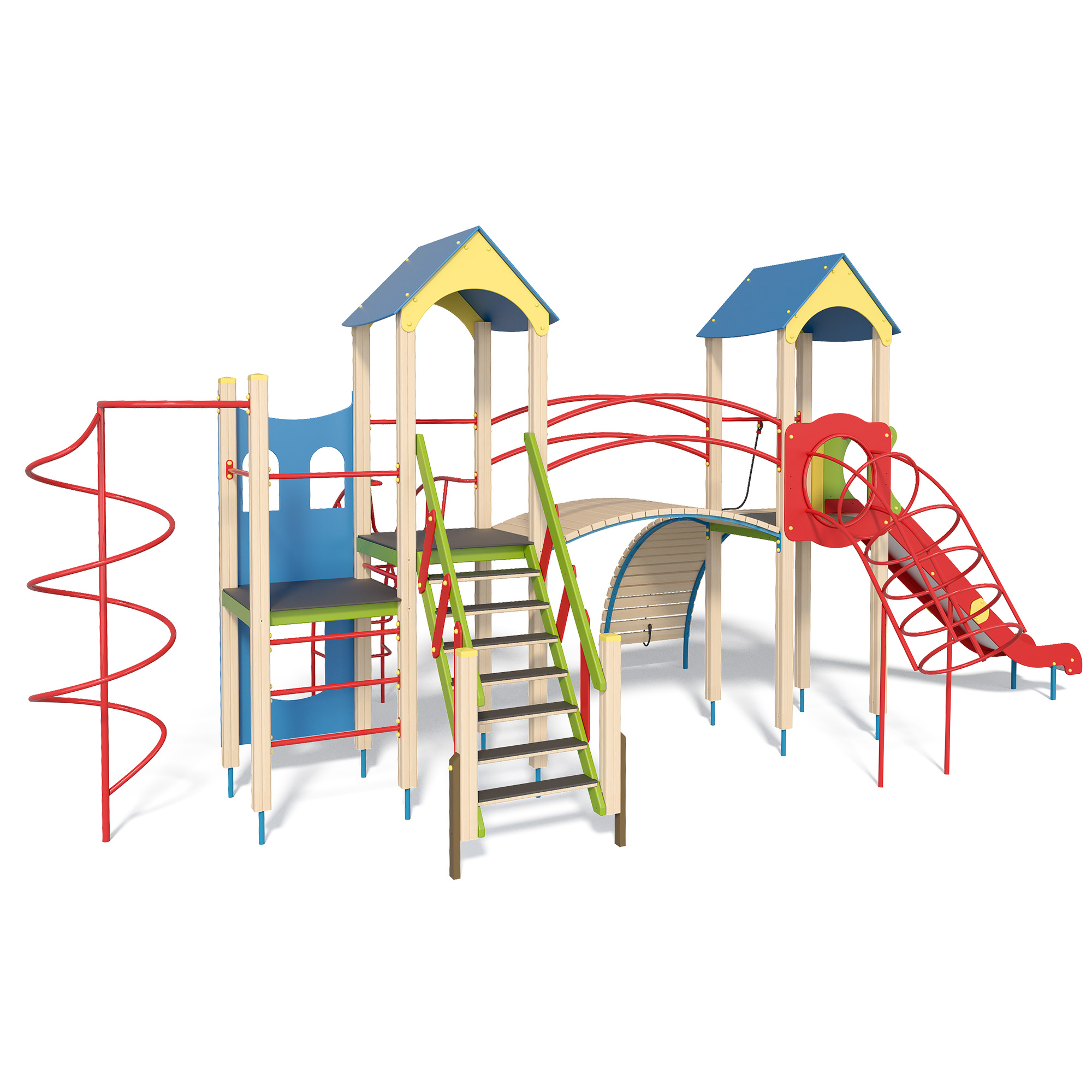 Playground complex «Tower-Chamber» T902 - play.interatletika.com