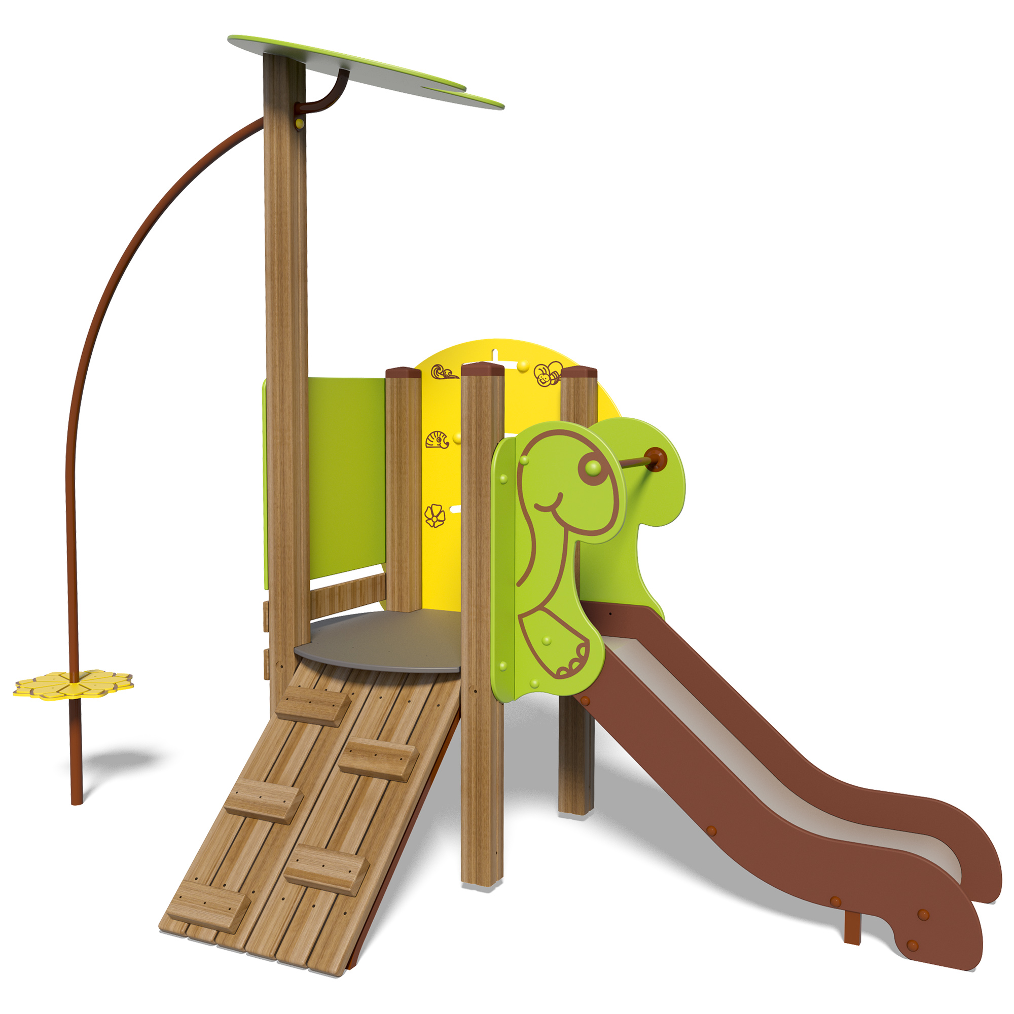 Playground complex «Turtle» TE703 - play.interatletika.com