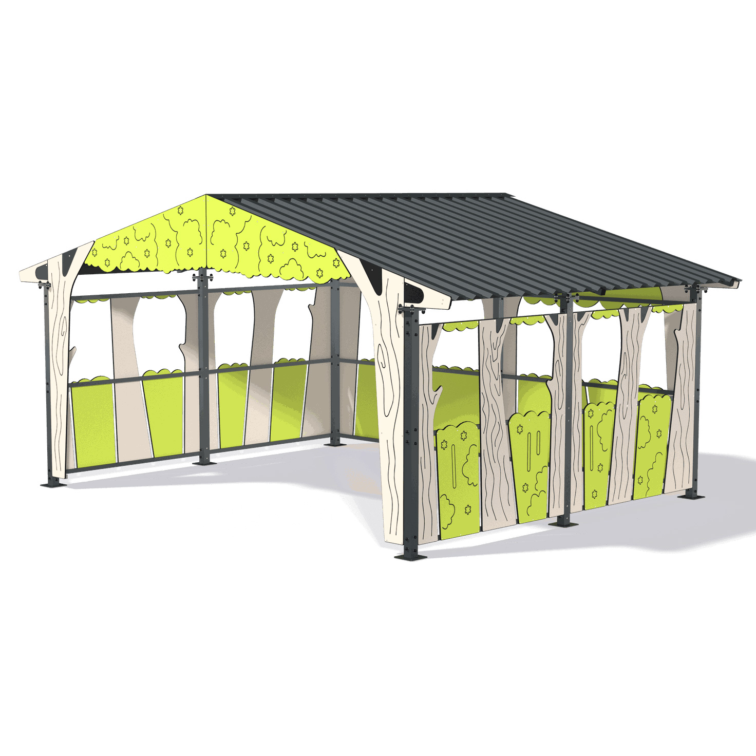 Shade canopy "Forest cabin" LK330 - play.interatletika.com